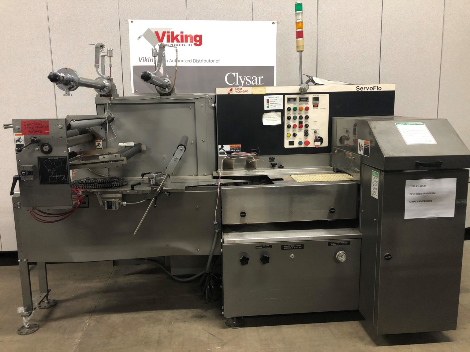 Used SASIB WS24 for Sale | Viking Plastic Packaging